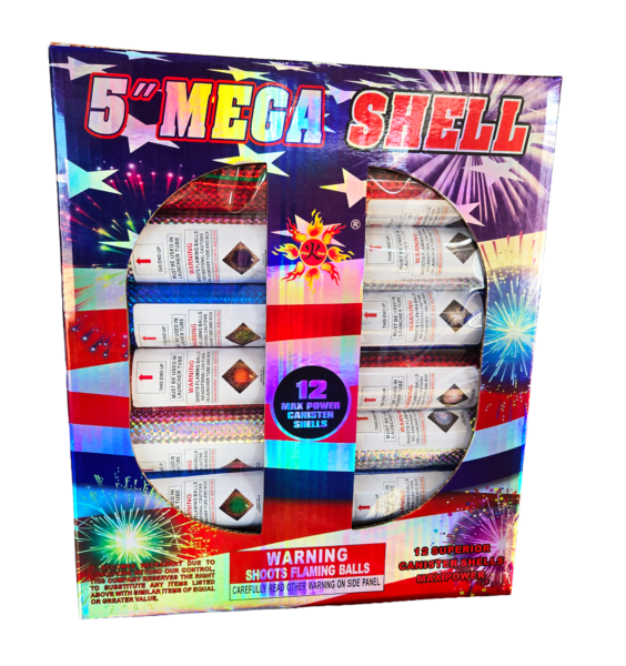 Buy 5" Mega Shells By Fire Star | 5" Artillery Shells